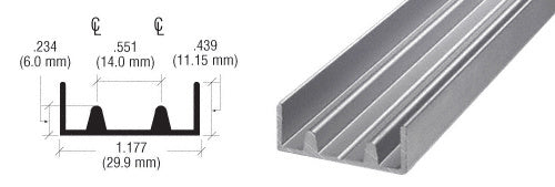 CRL D594 Aluminum Lower Track