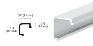 CRL Satin Anodized Vertical Snap-In Extrusion *DISCONTINUED*